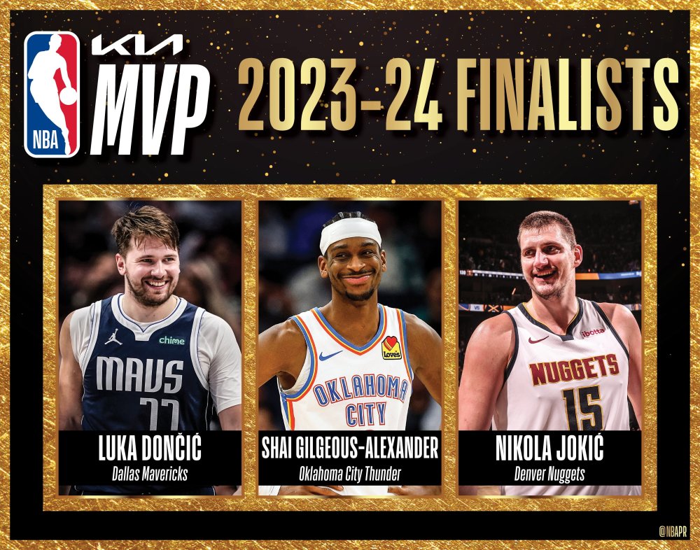 NBA官宣约基奇当选MVP：四年三夺大奖 比肩詹皇乔丹刷爆纪录_腾讯新闻
