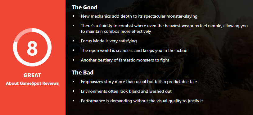 《怪物猎人：荒野》媒体评分解禁 M站均分90 IGN/GS打8分_腾讯新闻