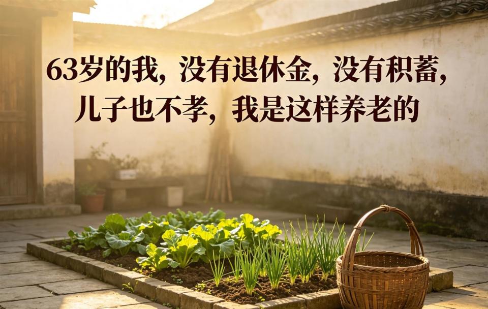 63岁的我，没有退休金，没有积蓄，儿子也不孝，我是这样养老的_腾讯新闻