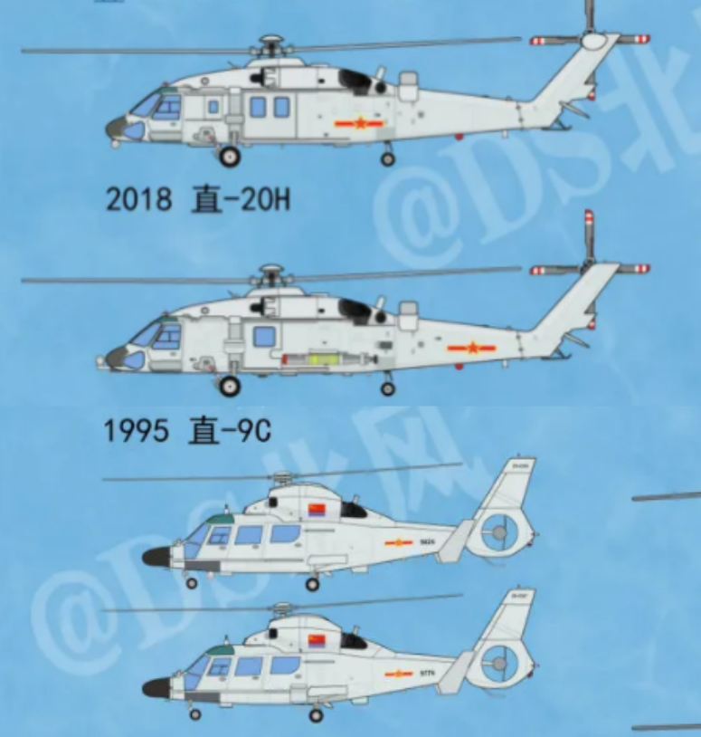 052DL有多大？与052D放一起比才明白，为何说是为直20F所准备的_腾讯新闻