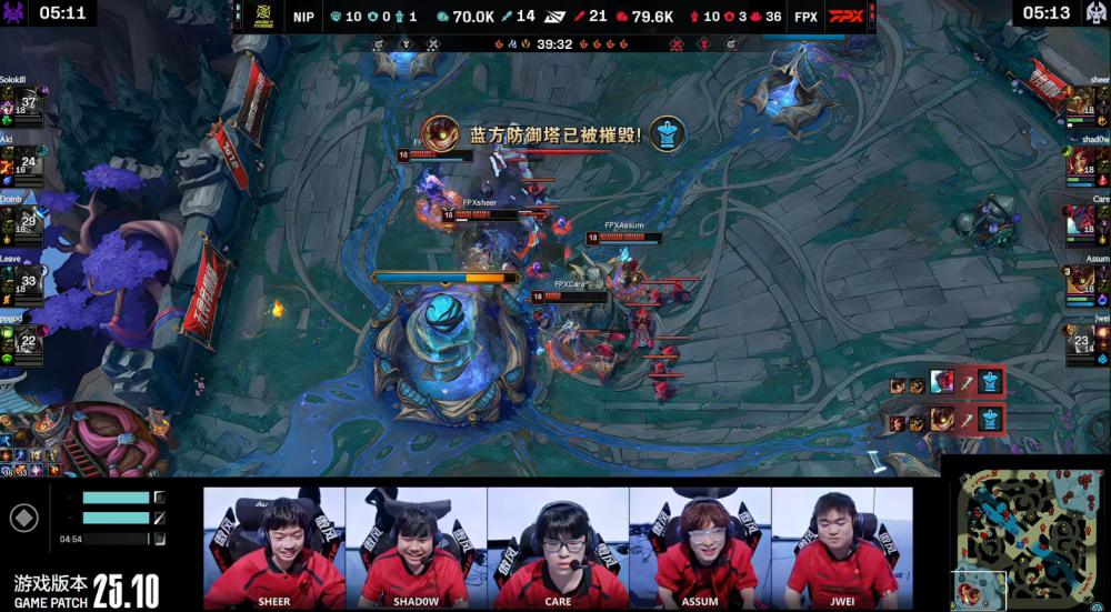 leave带不动！NIP不敌FPX，惨遭淘汰！打野巨大差距，4保1效果不佳_腾讯新闻