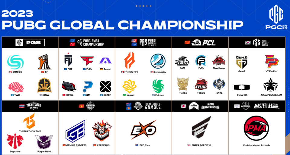 PGC参赛队伍名单出炉，4AM时隔三年重返世界赛，17将冲击大满贯_腾讯新闻