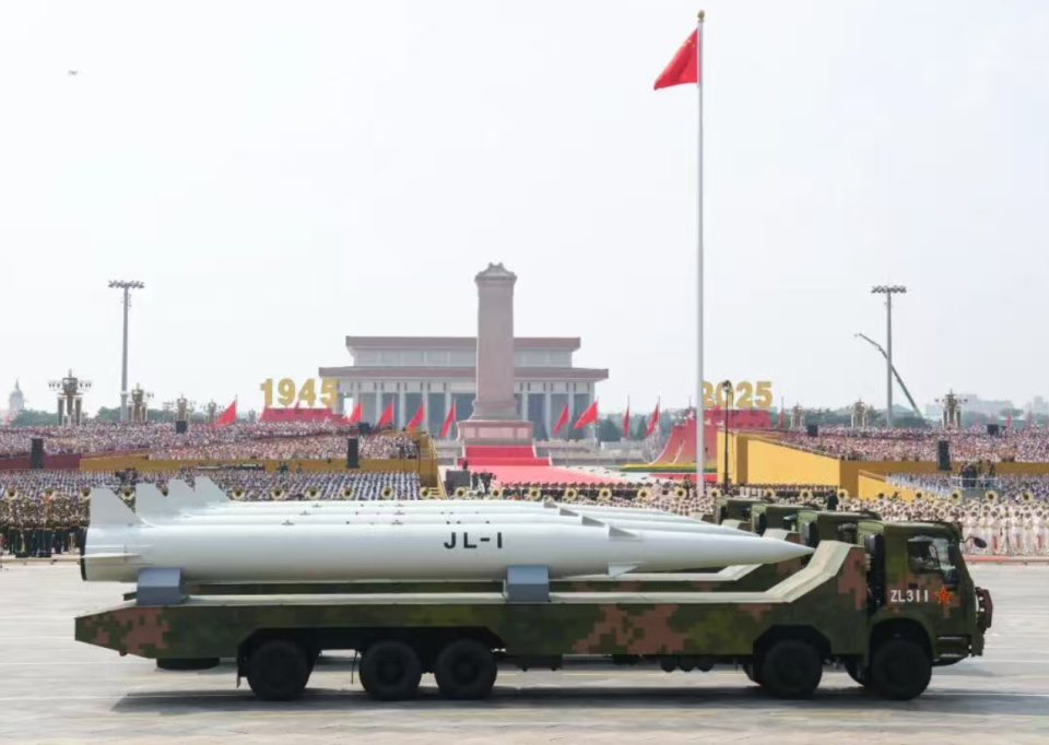 中国用JL-1弹道导弹，完成“核三位一体”，战略威慑力大幅提高_腾讯新闻