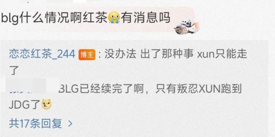 LPL禁赛事件后续，BLG成为受害者，IG违规严重，Xun必须离开战队_腾讯新闻