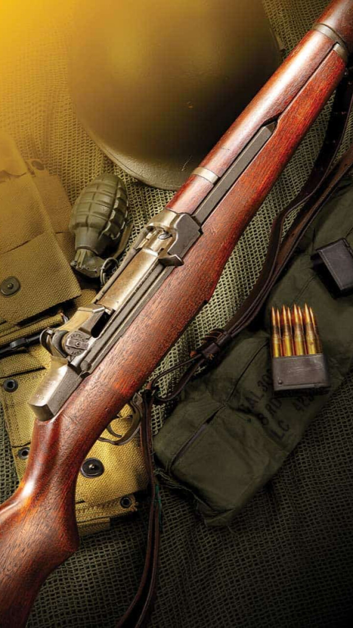 M1加兰德 美军首款广泛装备的半自动武器 对现代步枪设计影响深远_腾讯新闻