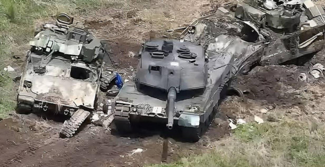 M1坦克被俄罗斯击毁！我国99A会表现更好吗？_腾讯新闻