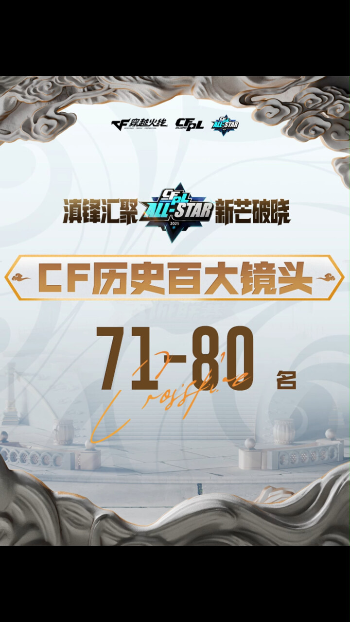 CF赛场上的百大名场面续集来啦，CFer快来看看有你心目中的百大精彩镜头吧_腾讯新闻