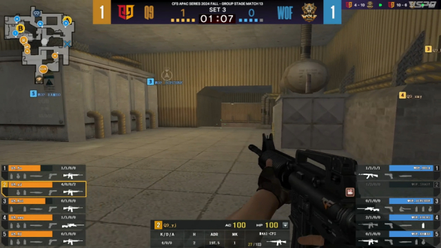 2024 APAC 秋季赛丨全场回放：9.14-3 常规赛 Q9 VS WOF第三场_腾讯新闻