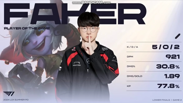 Faker使用小炮，拿下HLE对战T1次局MVP_腾讯新闻