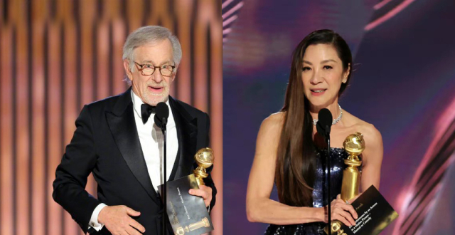 金球奖获奖名单出炉：杨紫琼夺影后，斯皮尔伯格再获最佳导演_腾讯新闻