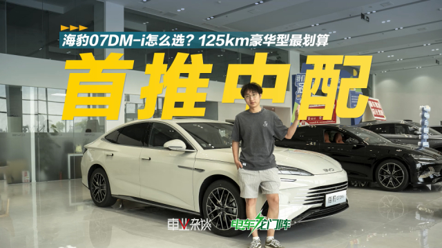 13.98万的海豹07DM-i很香，但5个配置哪款最值得选呢？_腾讯新闻