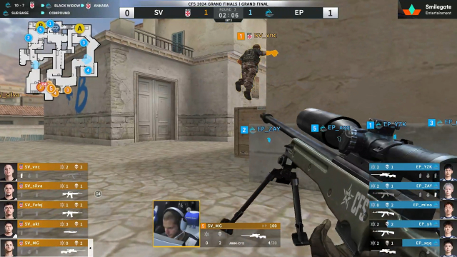 2024CFS世界总决赛丨全场回放：12.15-2 总决赛 EP vs SV 第二场_腾讯新闻