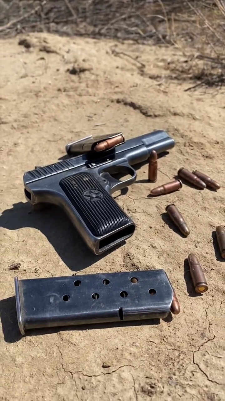 苏联TT30半自动 基于改进的勃朗宁M1911 性能优于前代纳甘转轮_腾讯新闻