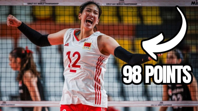 饭拍：MVP杨舒茗2024女排U17世锦赛比赛精彩集锦_腾讯新闻