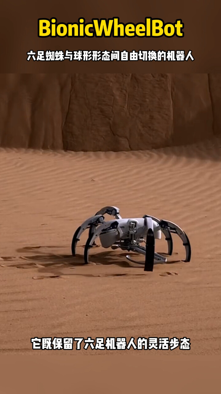 六足蜘蛛秒变球！BionicWheelBot 机器人，变形技能酷到没朋友_腾讯新闻