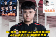 UZI复出一星期后Leave被移除，Leave改名回应拼惩假赛结果，疑似已经永久禁赛_腾讯新闻