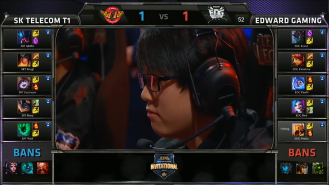 SKT被EDG打到投降的对局，但这个冠军也只是LPL至暗年代中的昙花一现_腾讯新闻