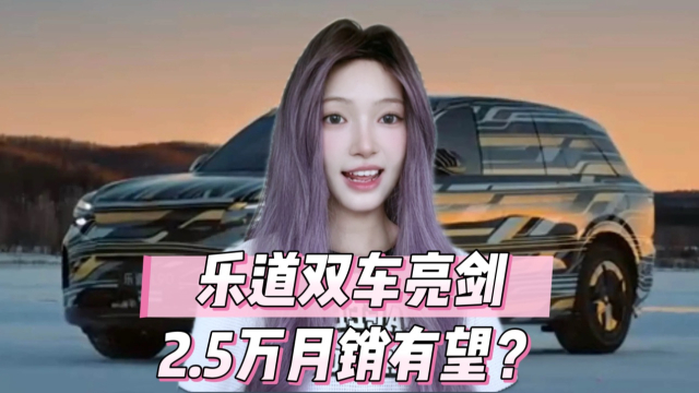 2.5万月销目标！乐道L90/L80携NT3.0平台，能打赢翻身仗？_腾讯新闻