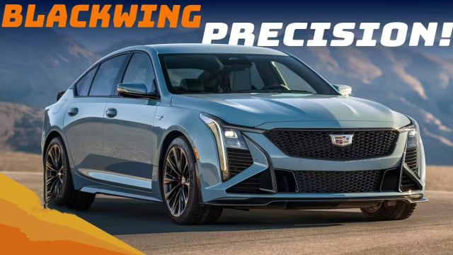 2025凯迪拉克CT5-V黑翼：6.2升V8，677马力，赛道性能全面提升_腾讯新闻