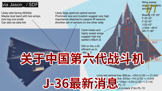 关于中国第六代战斗机J-36最新消息_腾讯新闻
