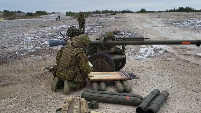 瑞典的PV-1110无后坐力炮！_腾讯新闻