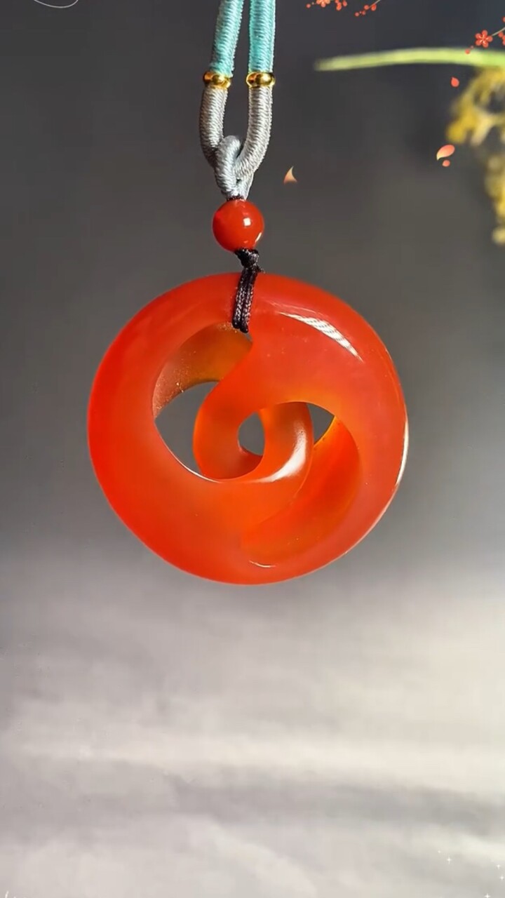 美丽的中国红做莫比乌斯环，真的太美了_腾讯新闻