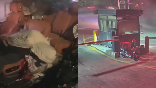 疑开斗气车？理想L7惨烈车祸视频公布：碰撞前3秒车速达到178km/h_腾讯新闻