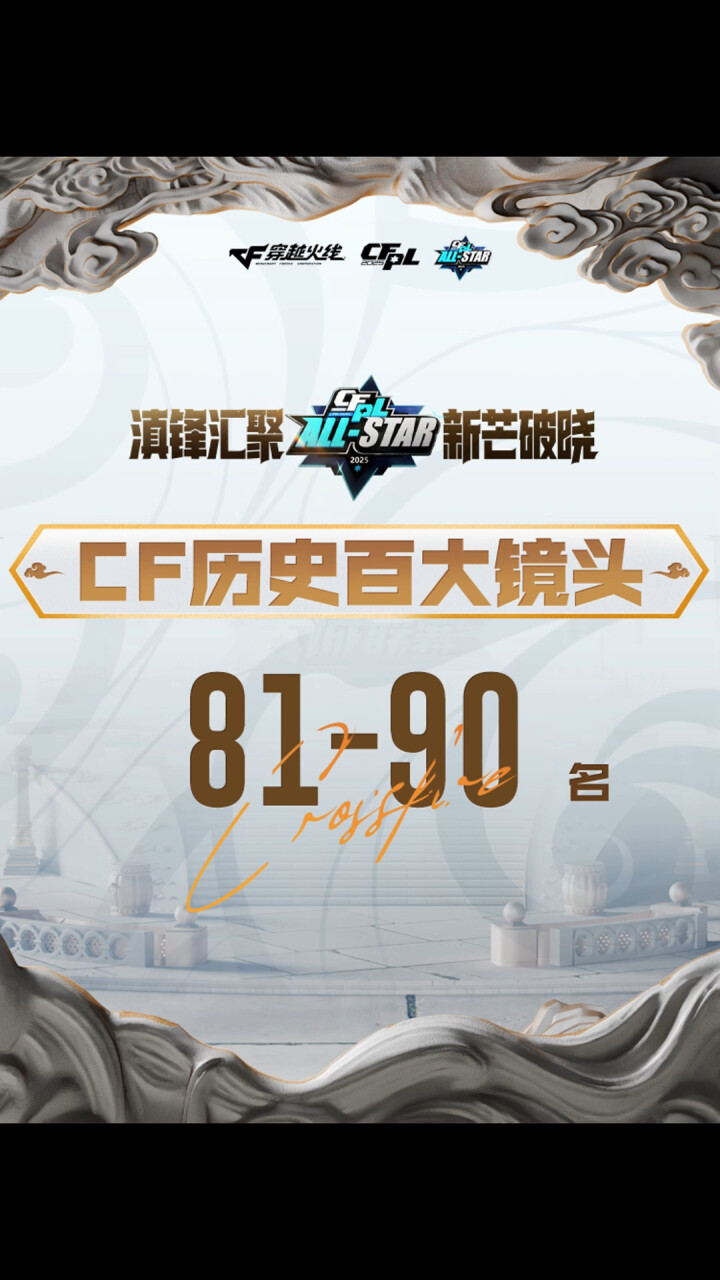 CF赛场上的百大名场面续集来啦，CFer快来看看有你心目中的百大精彩镜头嘛_腾讯新闻