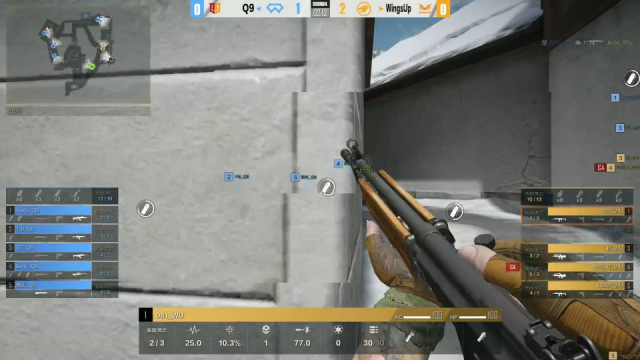 CFHLS6季后赛 W1D3 第一场 WingsUp VS Q9 鹰眼_腾讯新闻