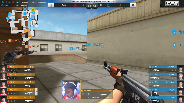 2024CFS世界总决赛丨全场回放：12.11-2 8强赛 AG vs EP 第二场_腾讯新闻