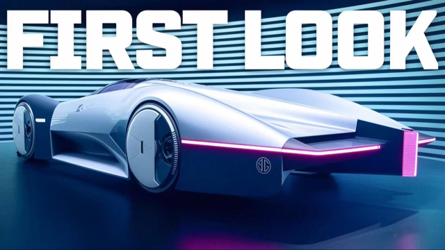 MG全新电动超跑再迎新作，致敬“咆哮雨滴”MG EX181，子弹壳车身颇具赛博感_腾讯新闻