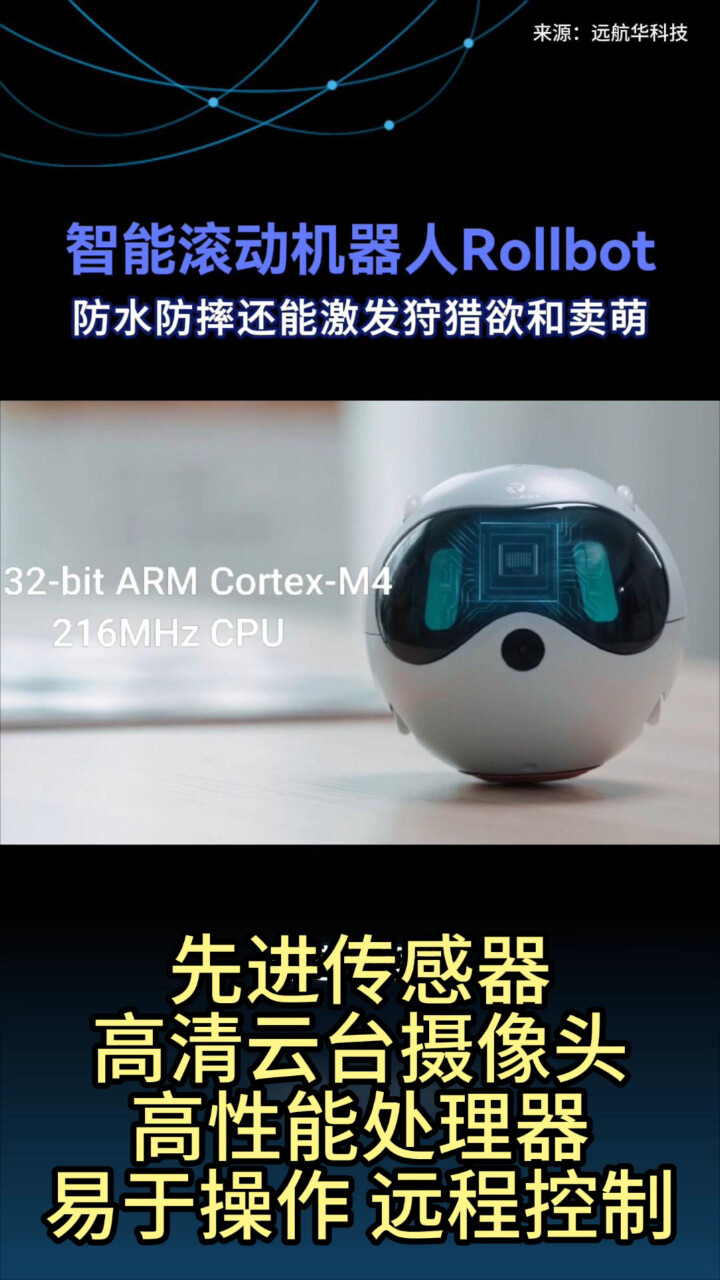 智能滚动机器人Rollbot防水防摔还能激发狩猎欲和卖萌_腾讯新闻
