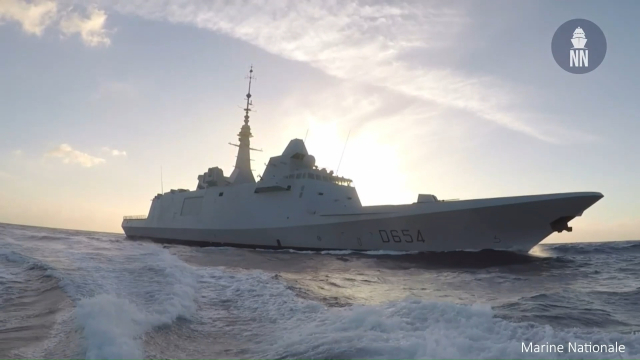 法国版054B！法国海军FREMM阿基坦级护卫舰！_腾讯新闻