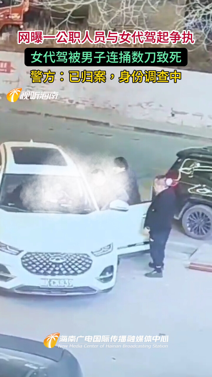 网曝一公职人员与女代驾起争执 女代驾被男子连捅数刀致死 腾讯新闻
