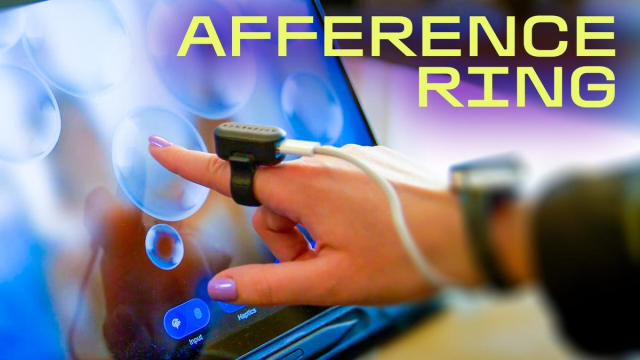 Afference智能戒指来袭，触觉黑科技让智能眼镜虚拟触摸“触手可及”！_腾讯新闻