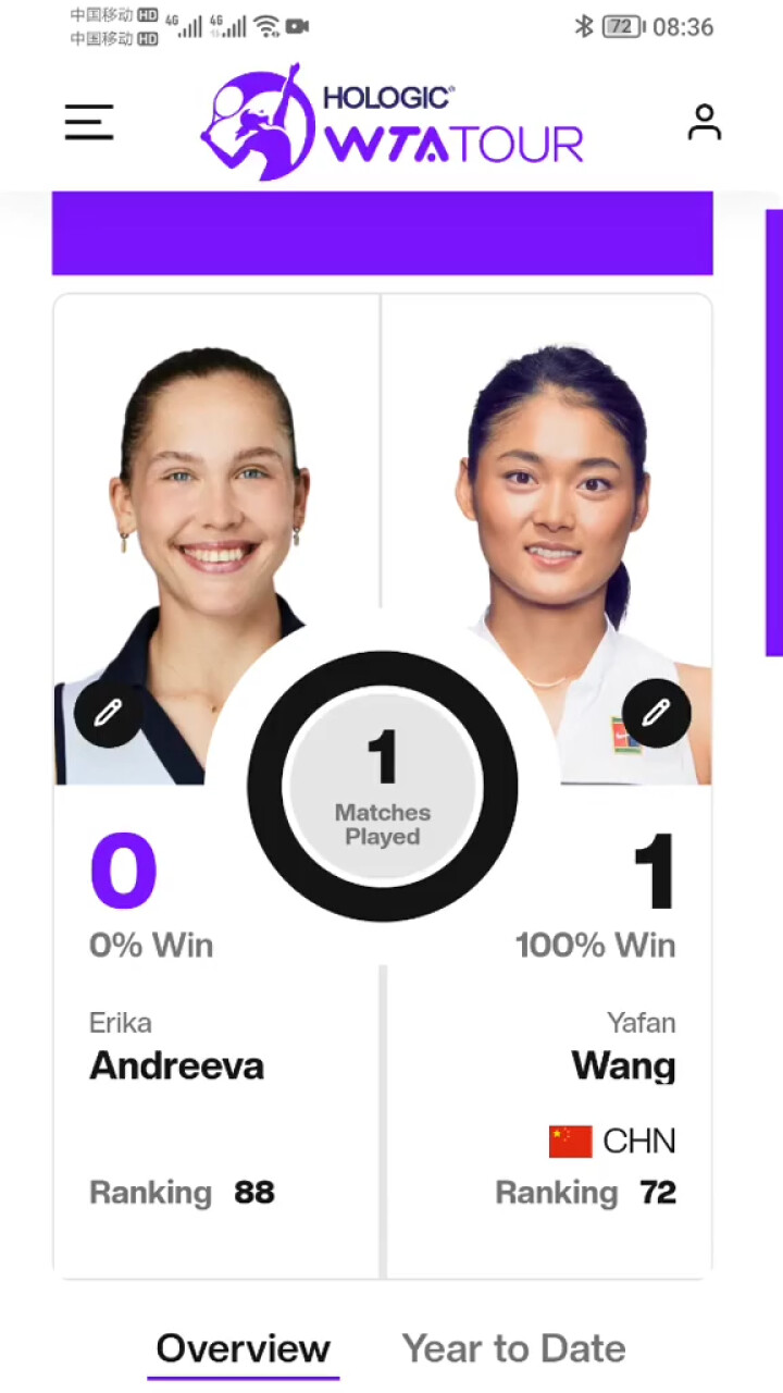 王雅繁vs埃里卡-安德列耶娃 WTA1000辛辛那提站资格赛决胜轮_腾讯新闻