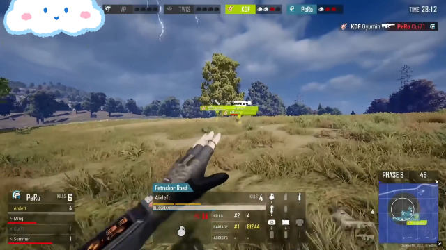 PeRo与KDF决赛圈4v4，XDD一穿四成功灭队！_腾讯新闻