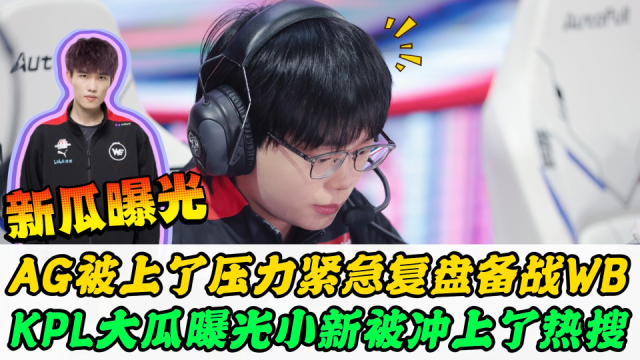 AG被上压力，全员复盘备战WB，KPL大瓜曝光，WE教练因家暴事件离职_腾讯新闻