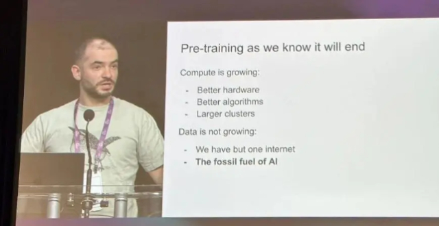 Ilya Sutskever在NeurIPS炸裂宣判：预训练将结束，数据压榨到头了_腾讯新闻