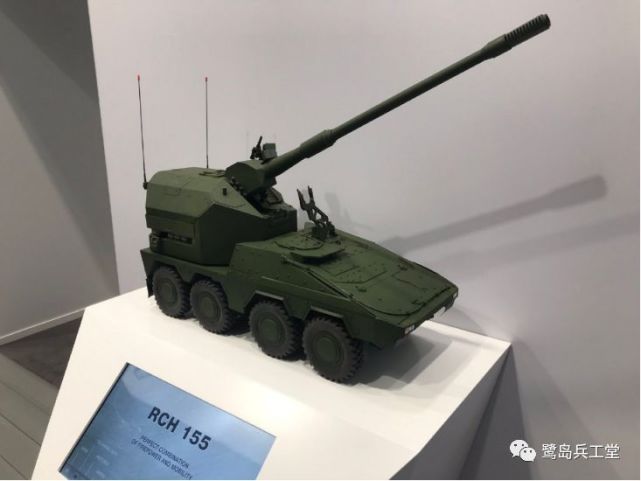 欧洲轮式自行榴弹炮的先进代表—RCH155毫米轮式自行榴弹炮_腾讯新闻