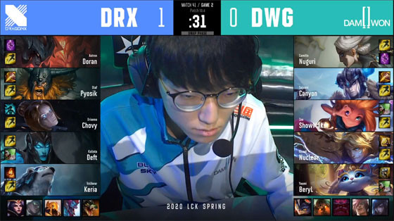 沃利贝尔灵性游走奠定胜局 DRX 2-0碾压DWG喜提三连胜_腾讯新闻
