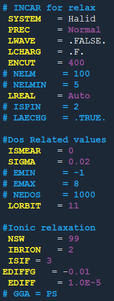 VASP INCAR关键词高亮设置教程_腾讯新闻