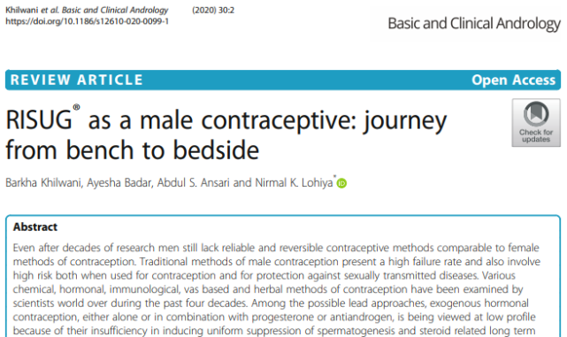 首支男性避孕针将要上市，一针有效期13年？_腾讯新闻