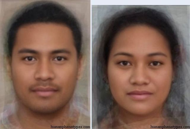 看脸｜大洋的航海者：澳洲和南太平洋岛民的平均脸_腾讯新闻