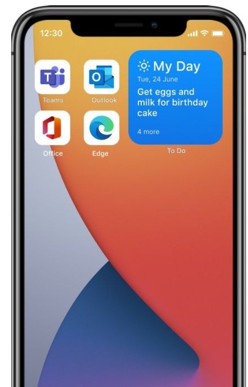微软推针对苹果iOS 14的Microsoft To Do小部件_腾讯新闻