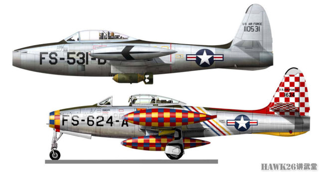 75年前 F-84“雷电喷气”首飞成功 美国第一种喷气式战斗轰炸机_腾讯新闻