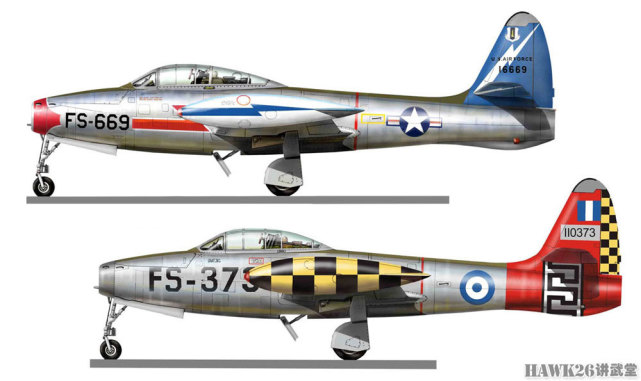 75年前 F-84“雷电喷气”首飞成功 美国第一种喷气式战斗轰炸机_腾讯新闻