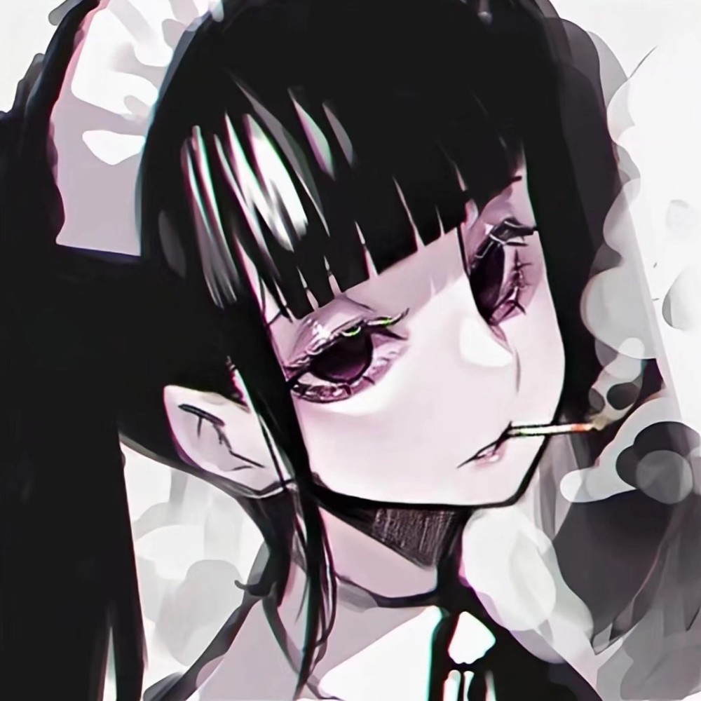 超忧郁的漫画女头 恋爱建议：去爱一个让你笑的人” 腾讯新闻