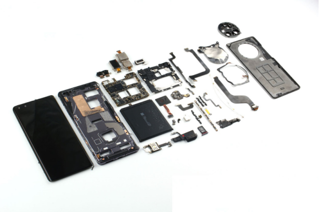 【集微拆评】华为Mate 40 Pro拆解：星环设计辨识度高，但压缩了主板空间_腾讯新闻