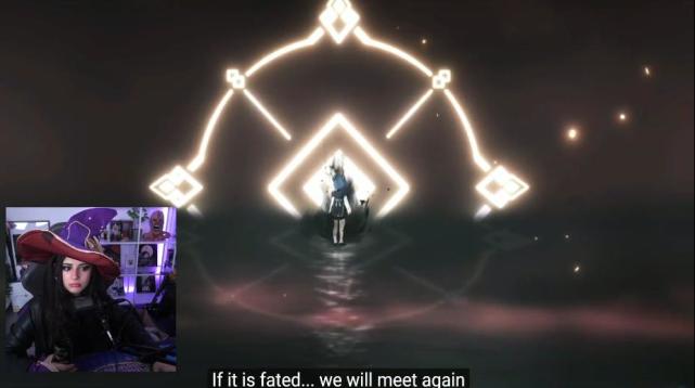 莫娜Coser看原神优菈兴奋了？翻白眼还吐舌头，就差比个胜利手势？_腾讯新闻